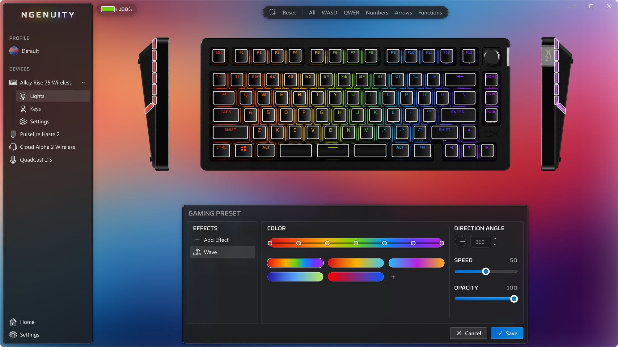 HyperX NGENUITY ソフトウェア – HyperX ROW