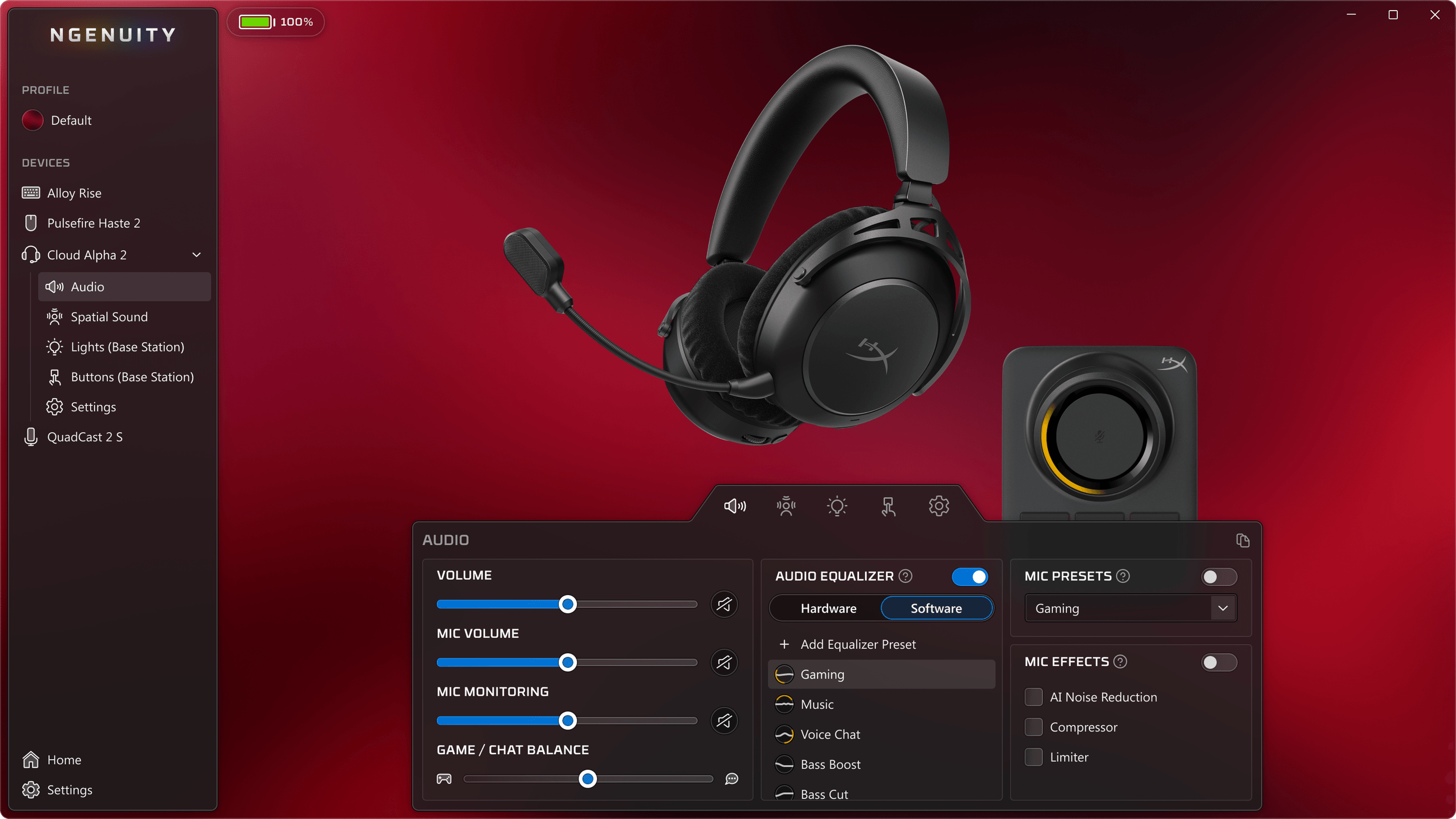 HyperX NGENUITY-Software – HyperX ROW