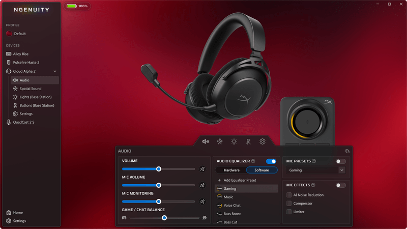 HyperX NGENUITY ソフトウェア – HyperX ROW