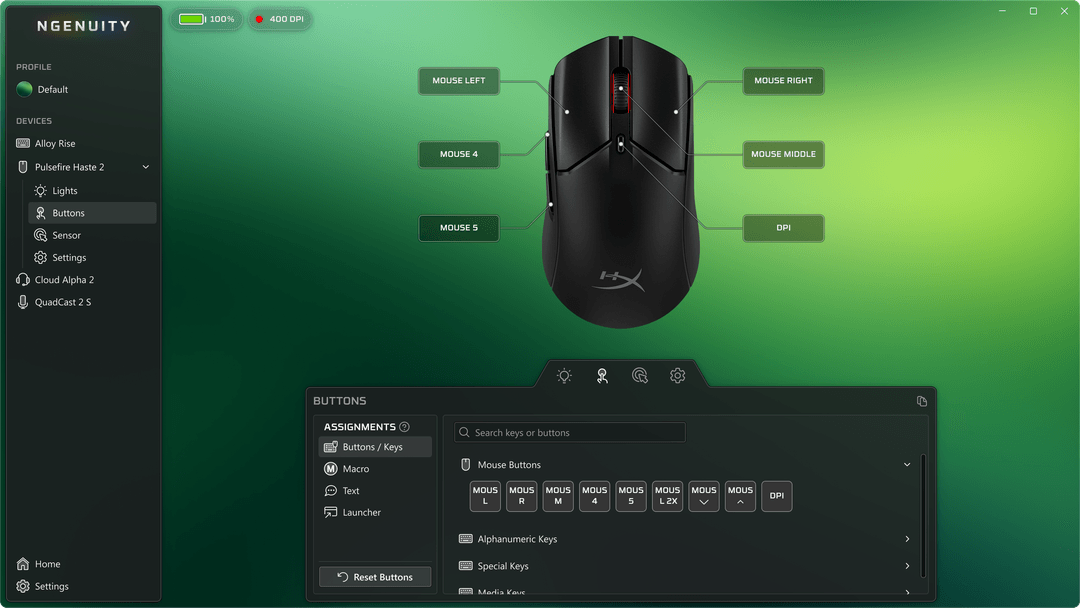 HyperX NGENUITY 軟體 – HyperX ROW